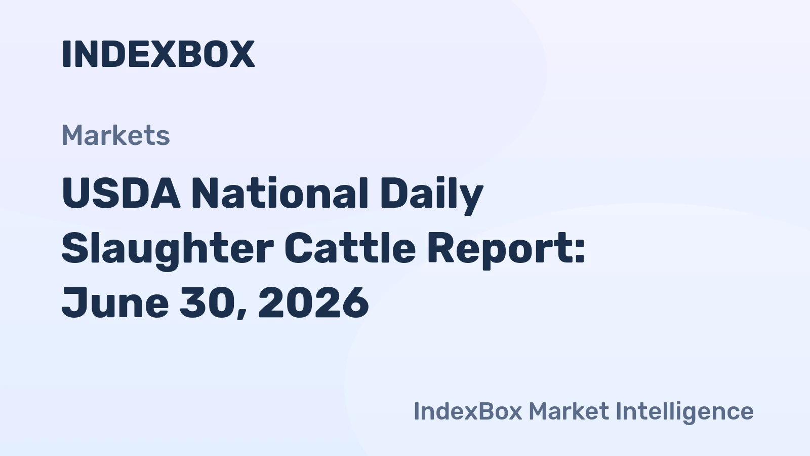 USDA National Daily Slaughter Cattle Report: June 30, 2026