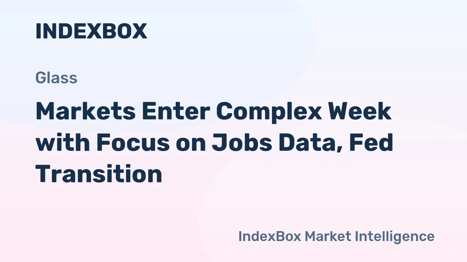 Markets Enter Complex Week with Focus on Jobs Data, Fed Transition