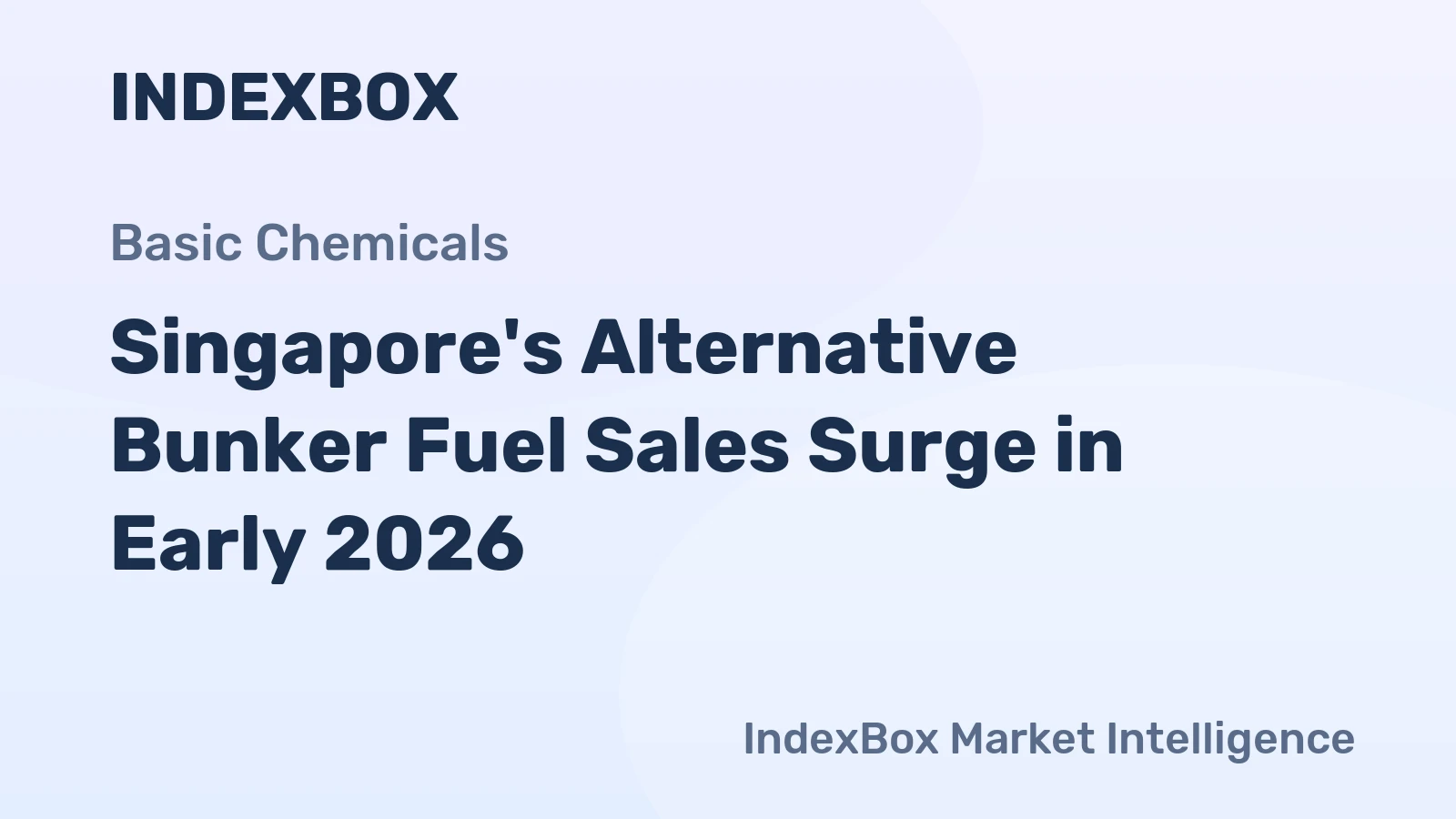 Singapore's Alternative Bunker Fuel Sales Surge in Early 2026