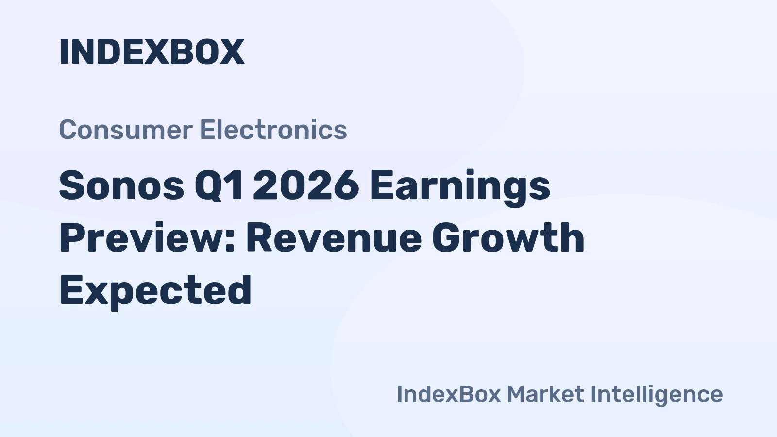 Sonos Q1 2026 Earnings Preview: Revenue Growth Expected