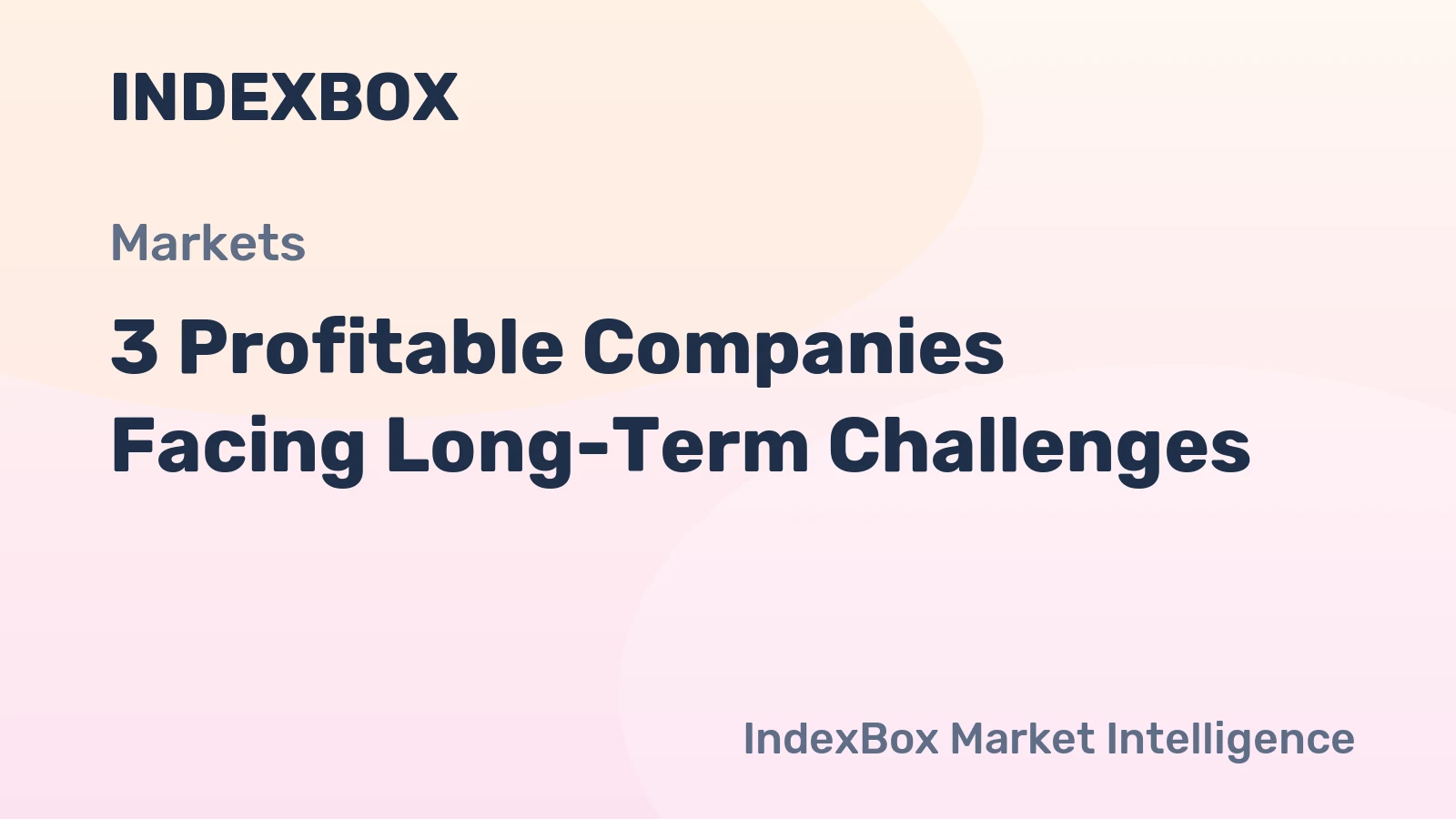 3 Profitable Companies Facing Long-Term Challenges