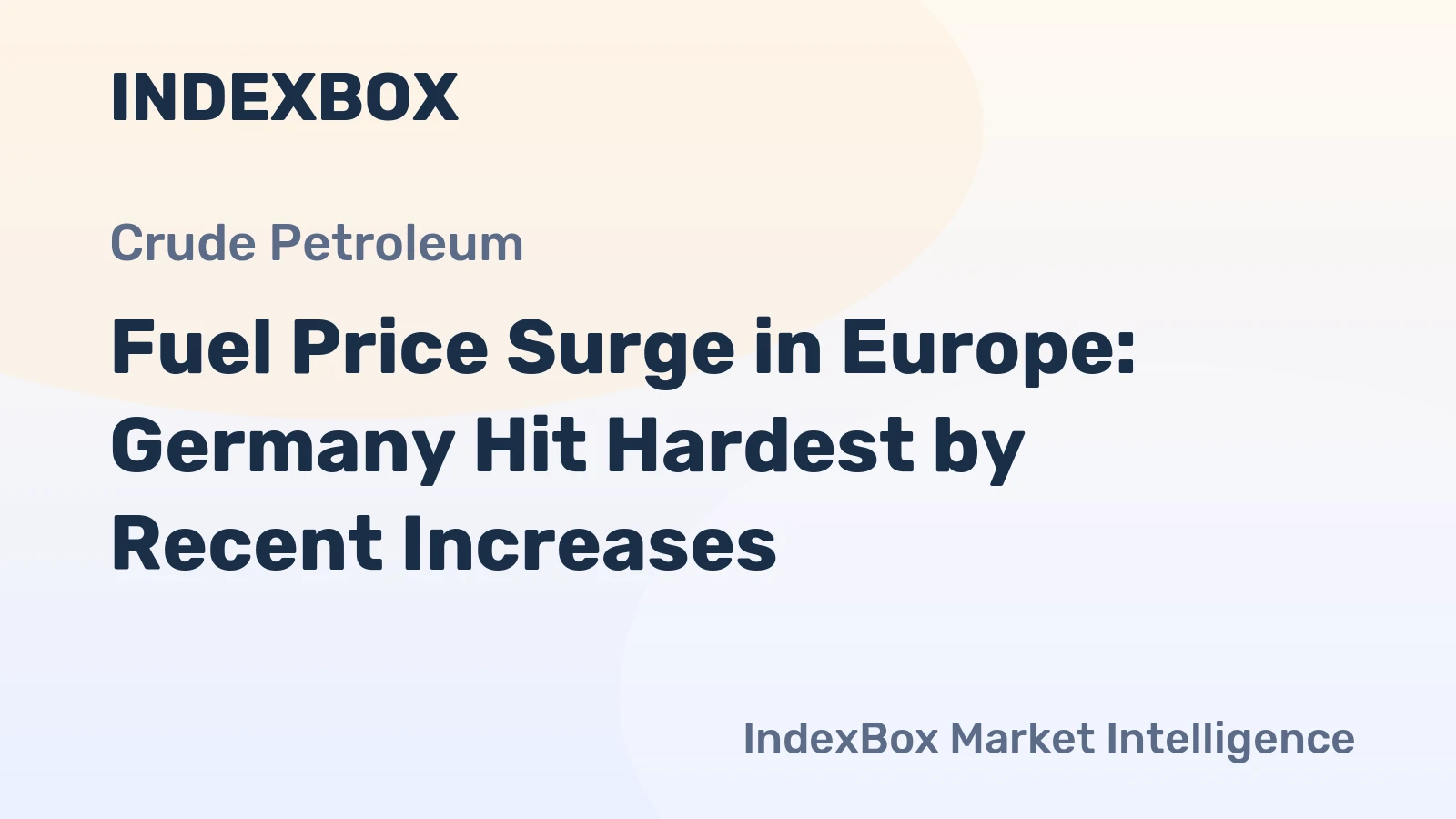 Fuel Price Surge in Europe: Germany Hit Hardest by Recent Increases