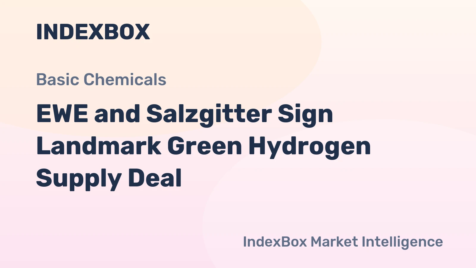 EWE and Salzgitter Sign Landmark Green Hydrogen Supply Deal