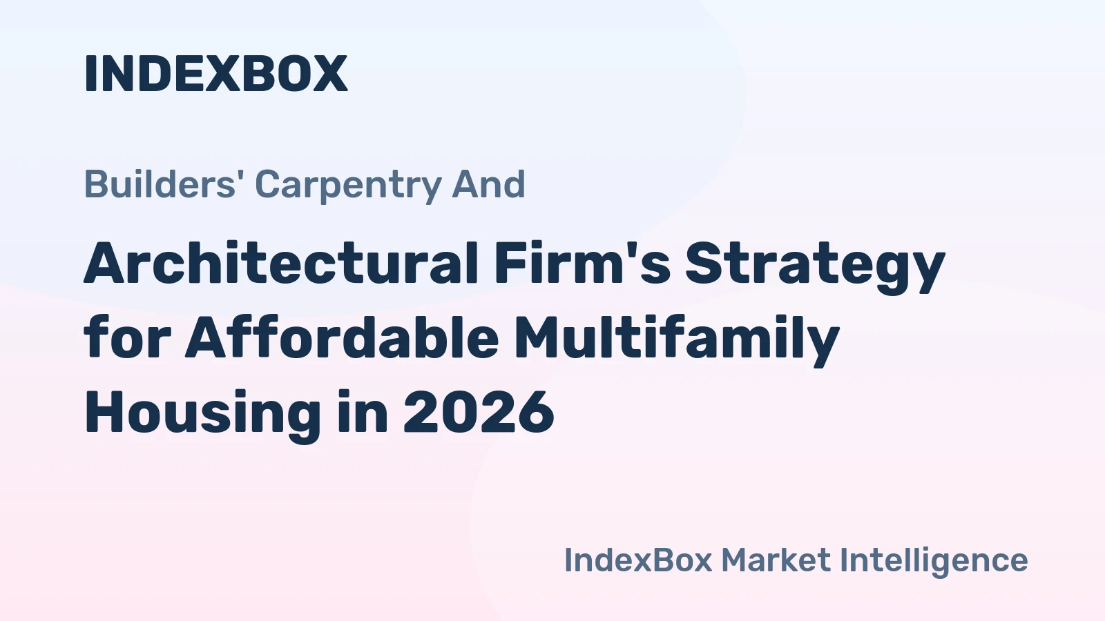 Architectural Firm's Strategy for Affordable Multifamily Housing in 2026