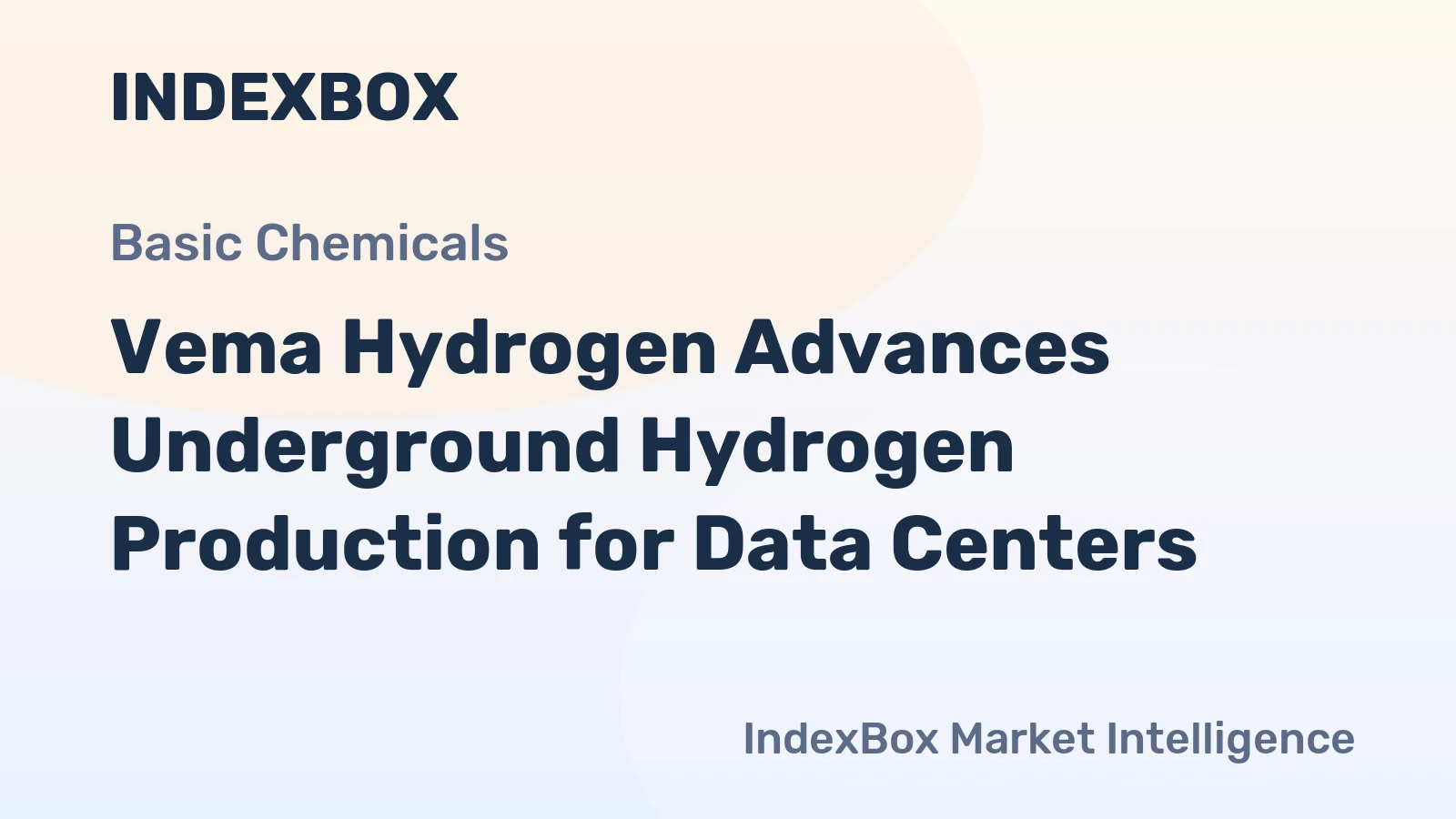 Vema Hydrogen Advances Underground Hydrogen Production for Data Centers