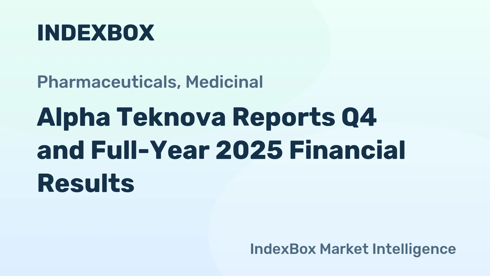 Alpha Teknova Reports Q4 and Full-Year 2025 Financial Results
