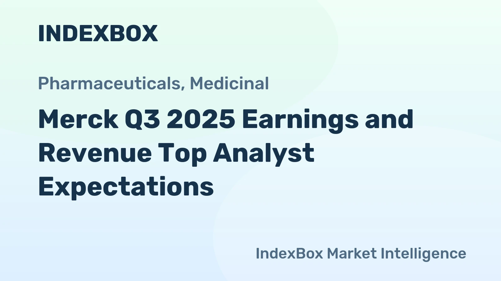 Merck Q3 2025 Earnings and Revenue Top Analyst Expectations