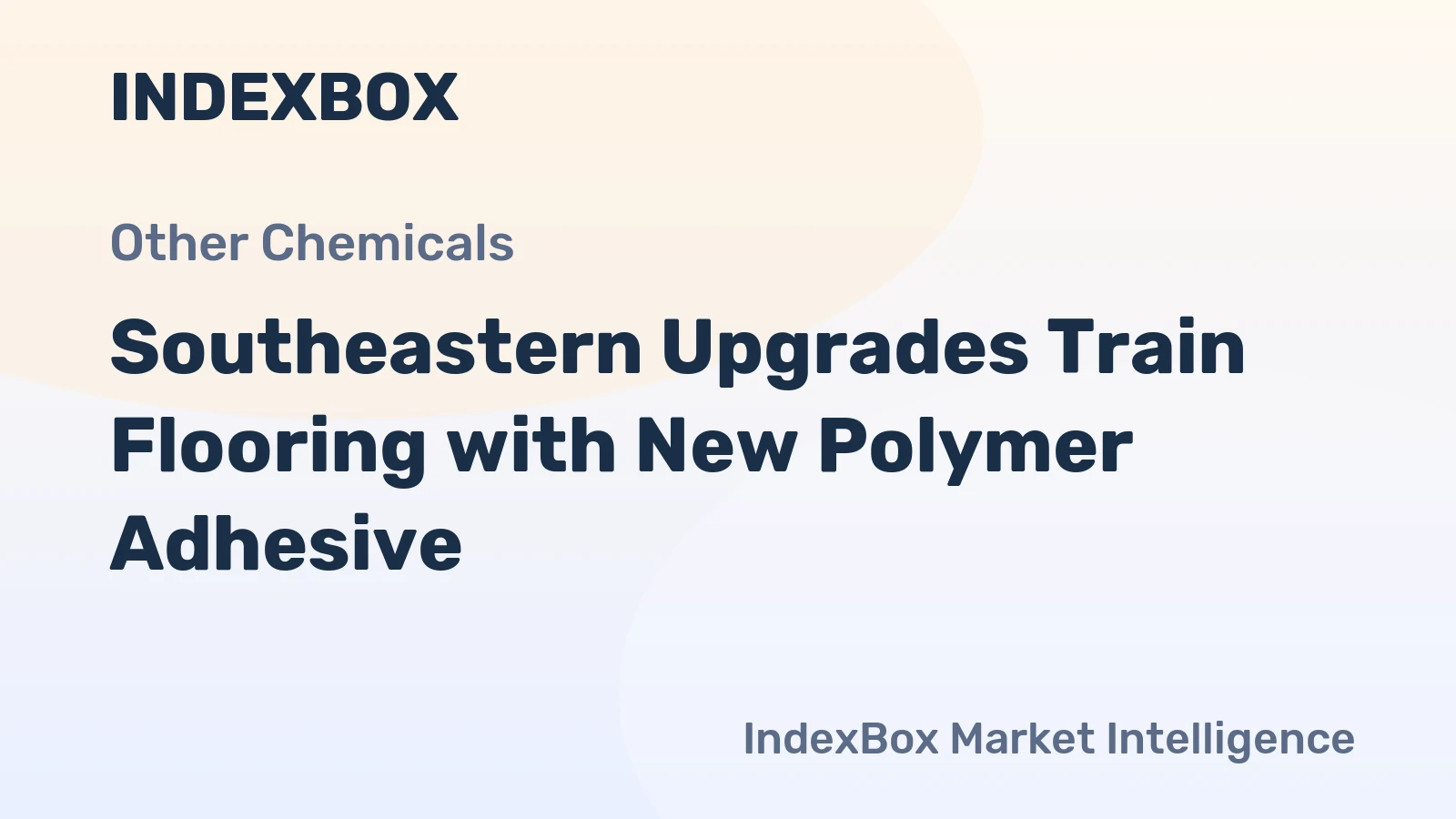 Southeastern Upgrades Train Flooring with New Polymer Adhesive