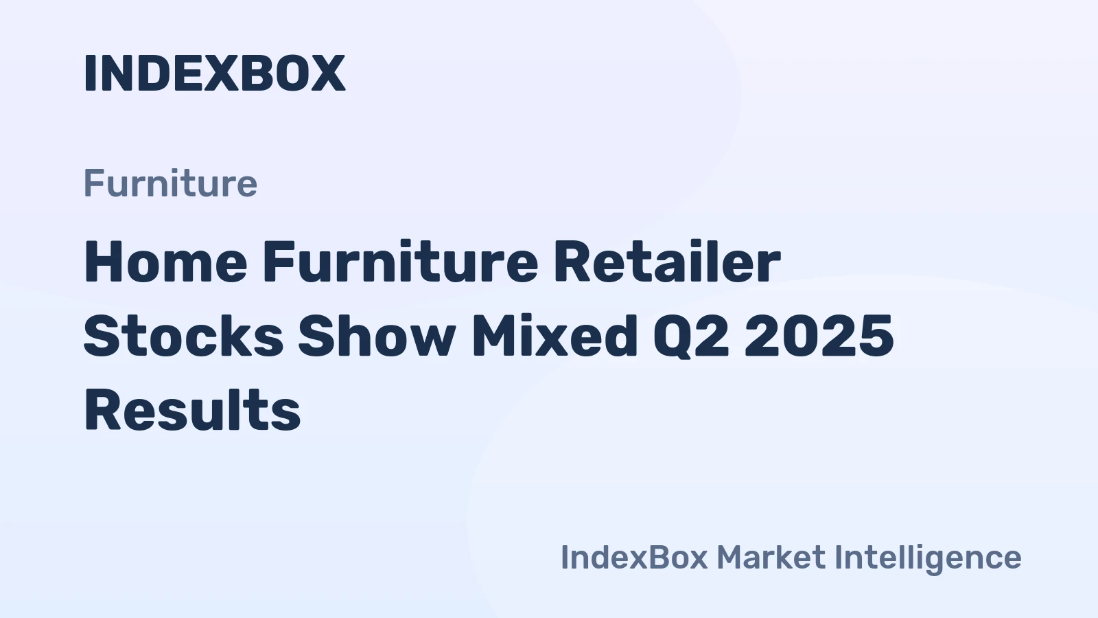 Home Furniture Retailer Stocks Show Mixed Q2 2025 Results