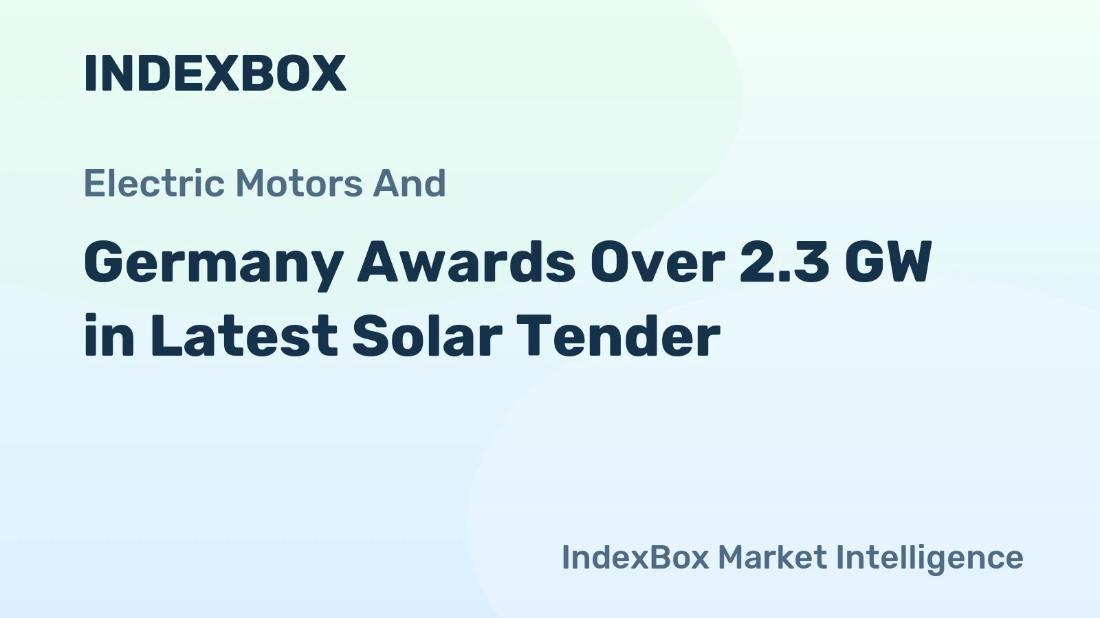 Germany Awards Over 2.3 GW in Latest Solar Tender