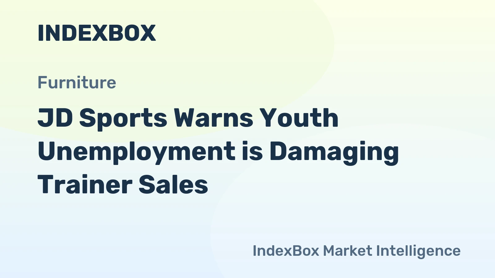 JD Sports Warns Youth Unemployment is Damaging Trainer Sales
