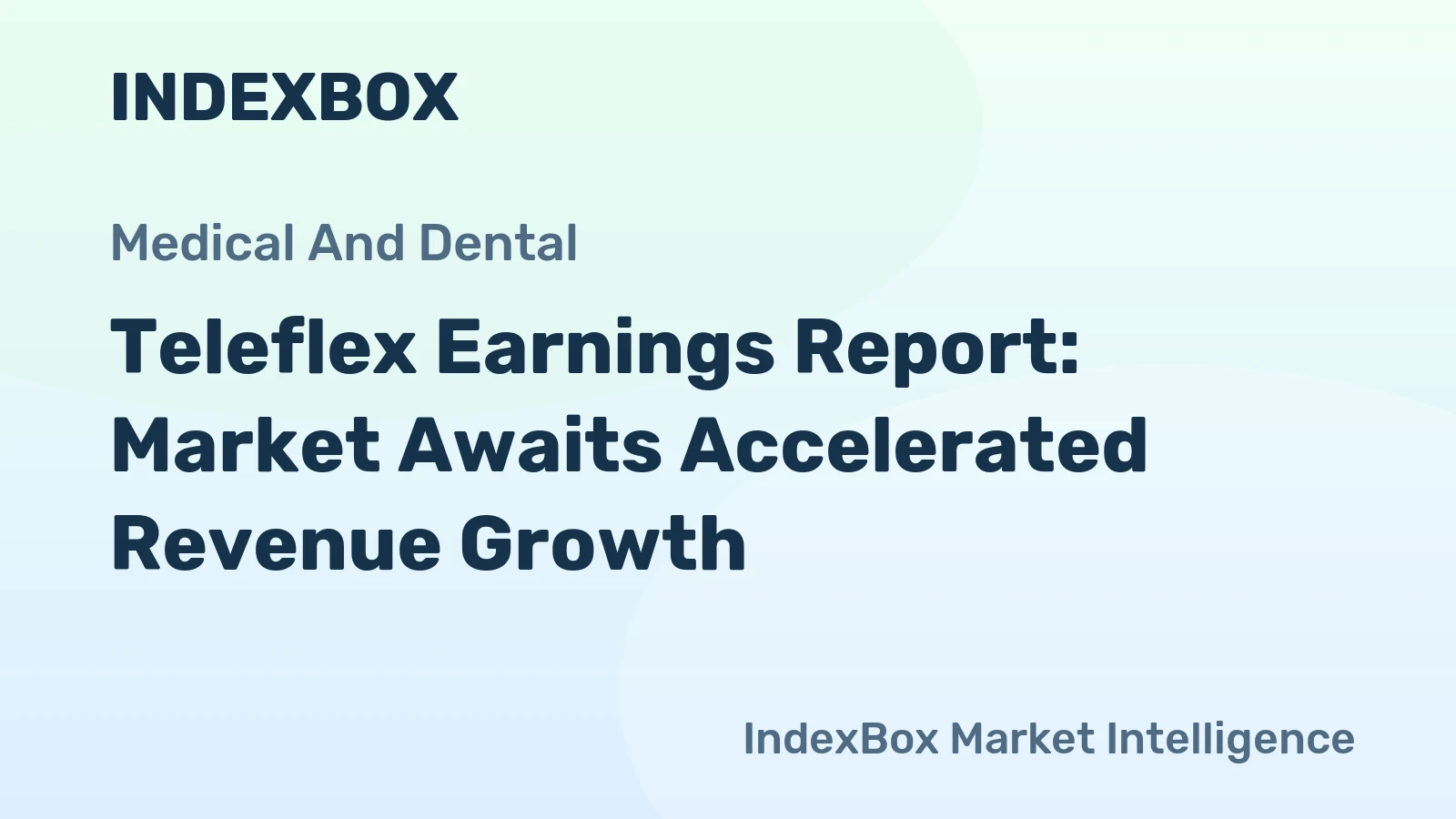 Teleflex Earnings Report: Market Awaits Accelerated Revenue Growth