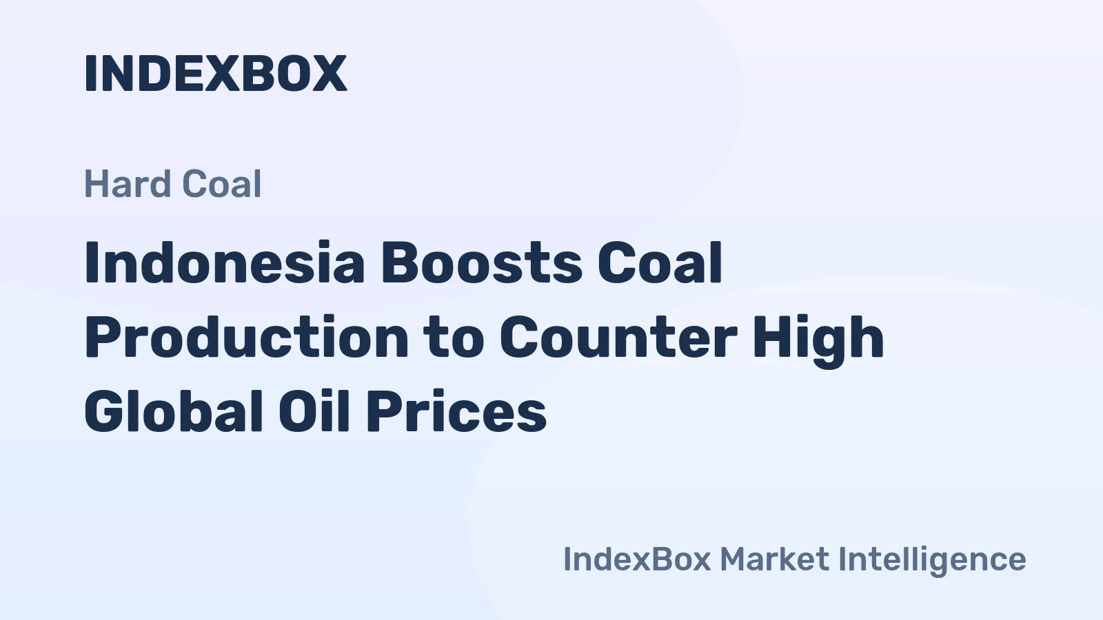 Indonesia Boosts Coal Production to Counter High Global Oil Prices
