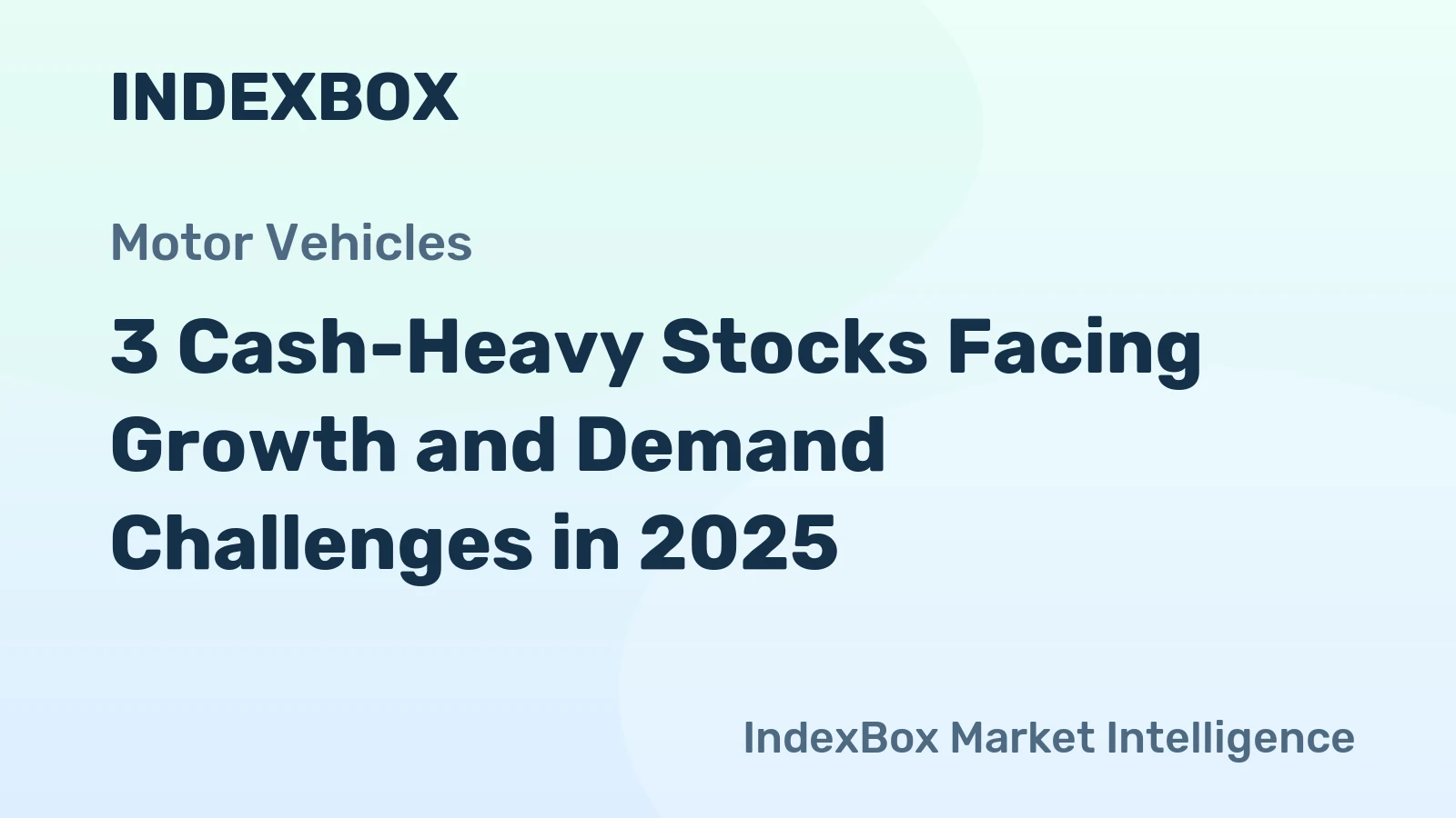 3 Cash-Heavy Stocks Facing Growth and Demand Challenges in 2025