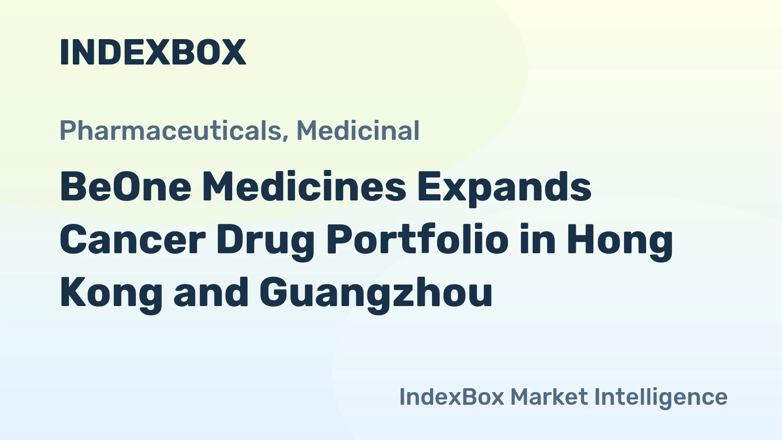 BeOne Medicines Expands Cancer Drug Portfolio in Hong Kong and Guangzhou