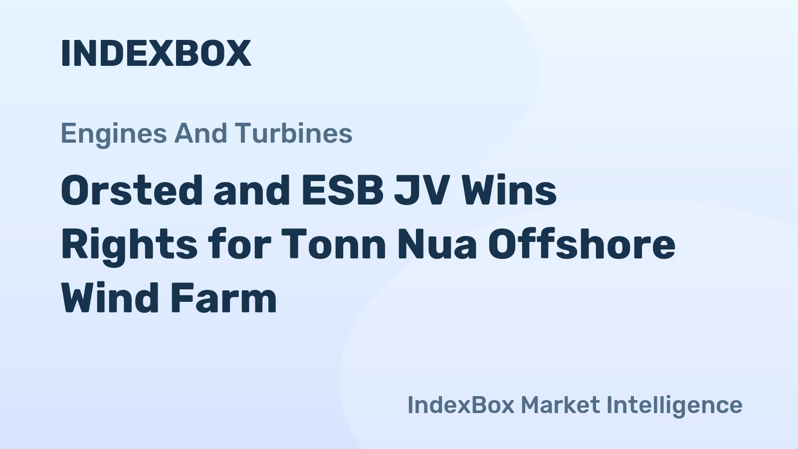 Orsted and ESB JV Wins Rights for Tonn Nua Offshore Wind Farm