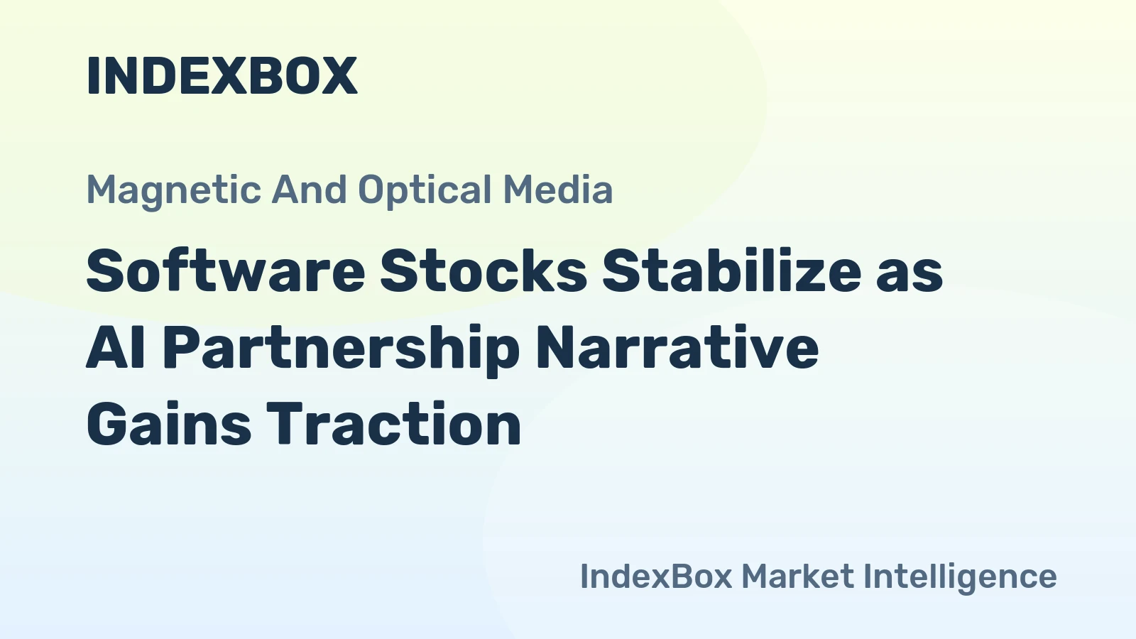 Software Stocks Stabilize as AI Partnership Narrative Gains Traction