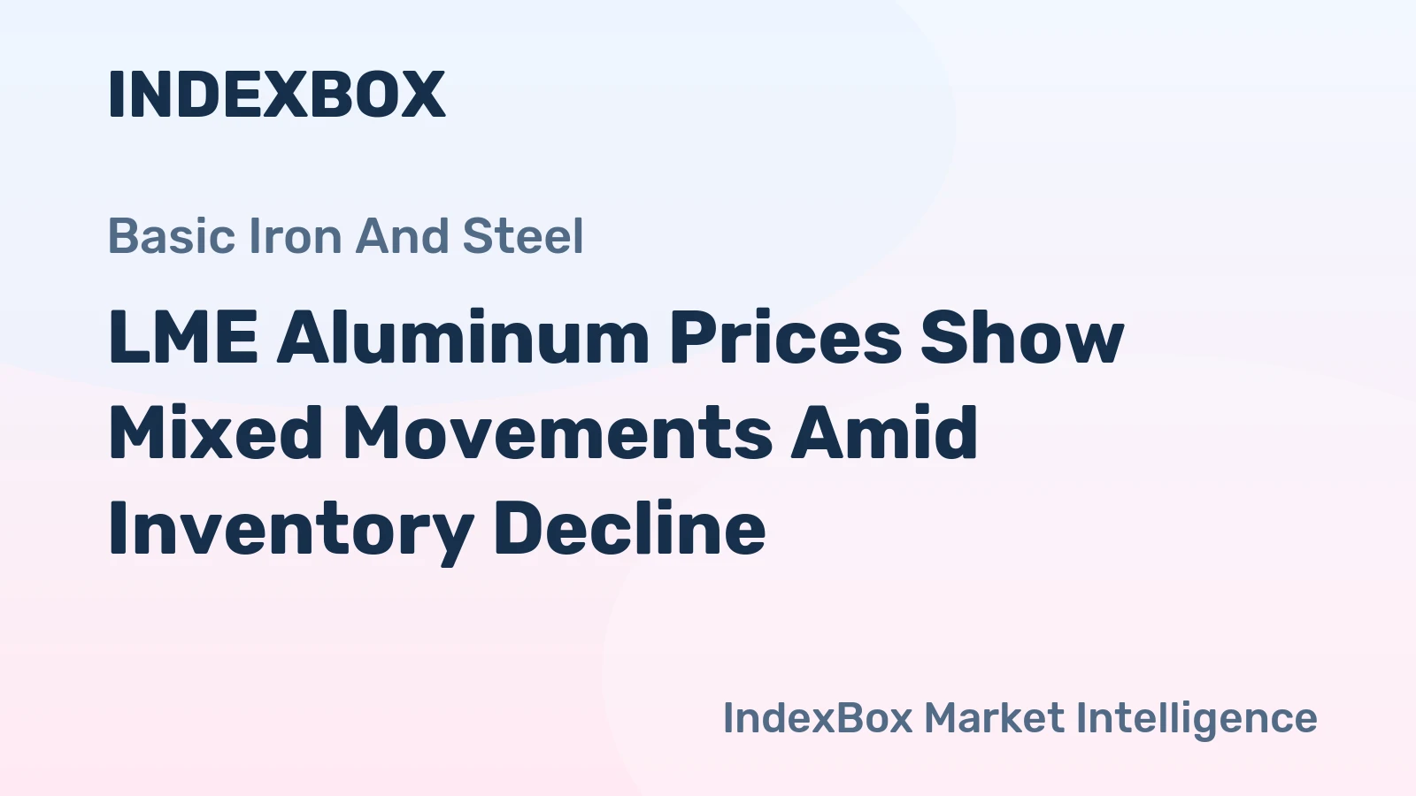 LME Aluminum Prices Show Mixed Movements Amid Inventory Decline