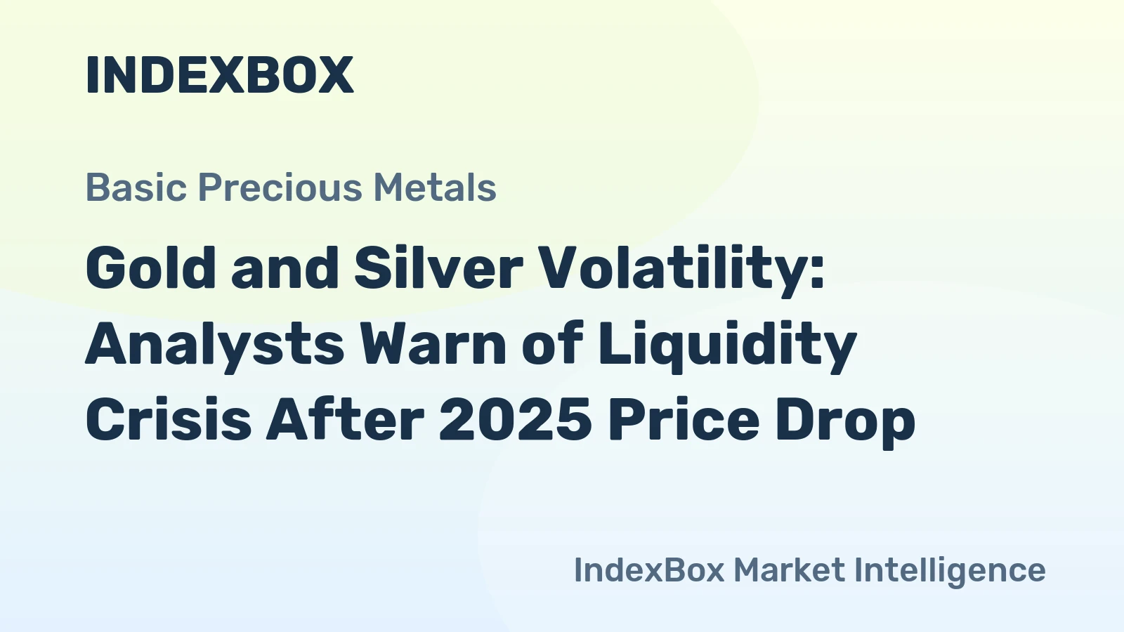 Gold and Silver Volatility: Analysts Warn of Liquidity Crisis After 2025 Price Drop