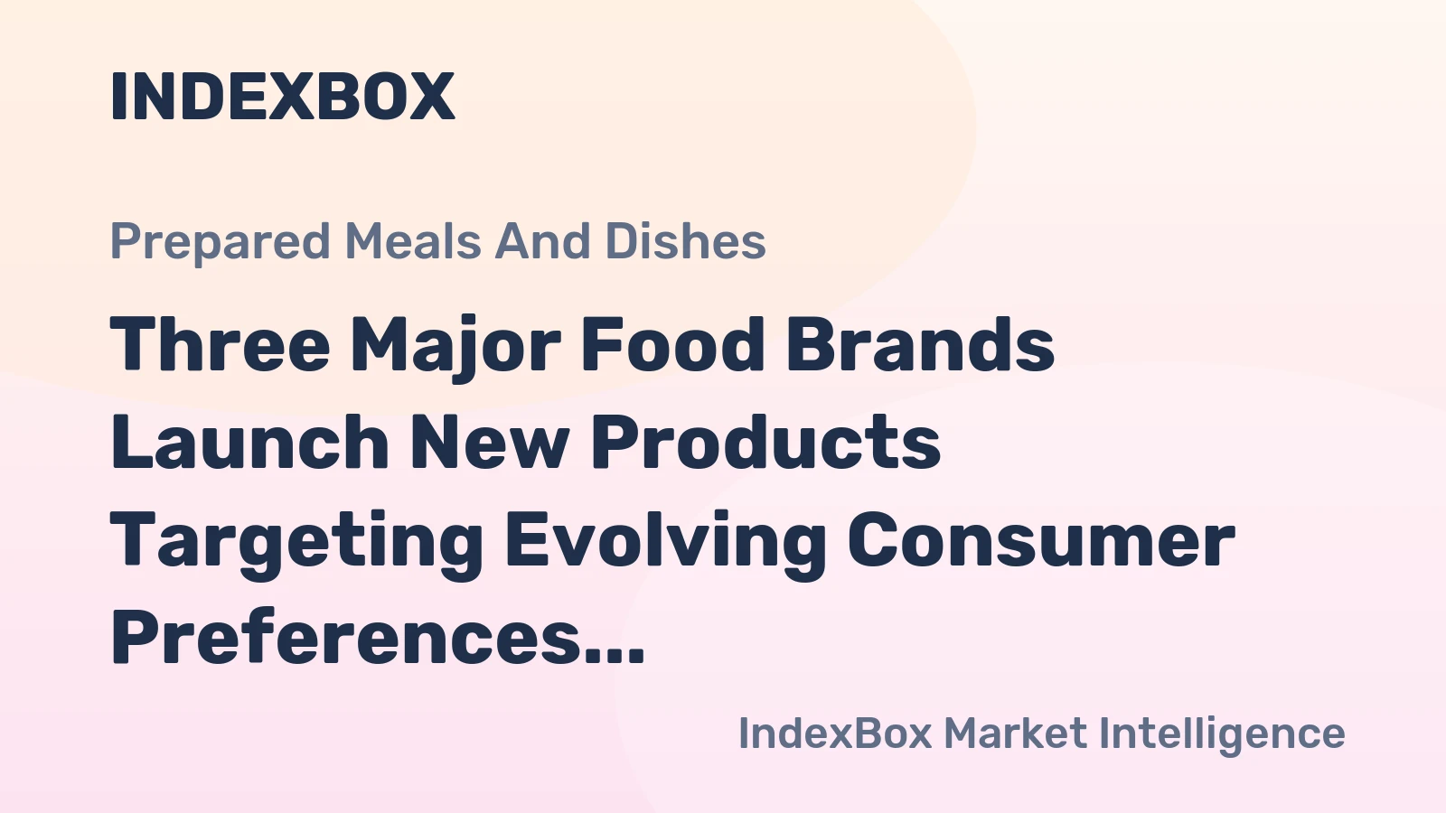 Three Major Food Brands Launch New Products Targeting Evolving Consumer Preferences
