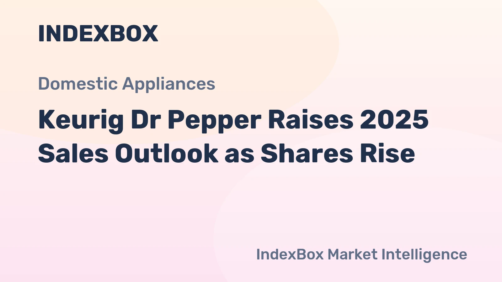 Keurig Dr Pepper Raises 2025 Sales Outlook as Shares Rise