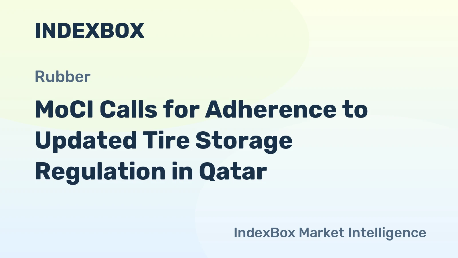 MoCI Calls for Adherence to Updated Tire Storage Regulation in Qatar