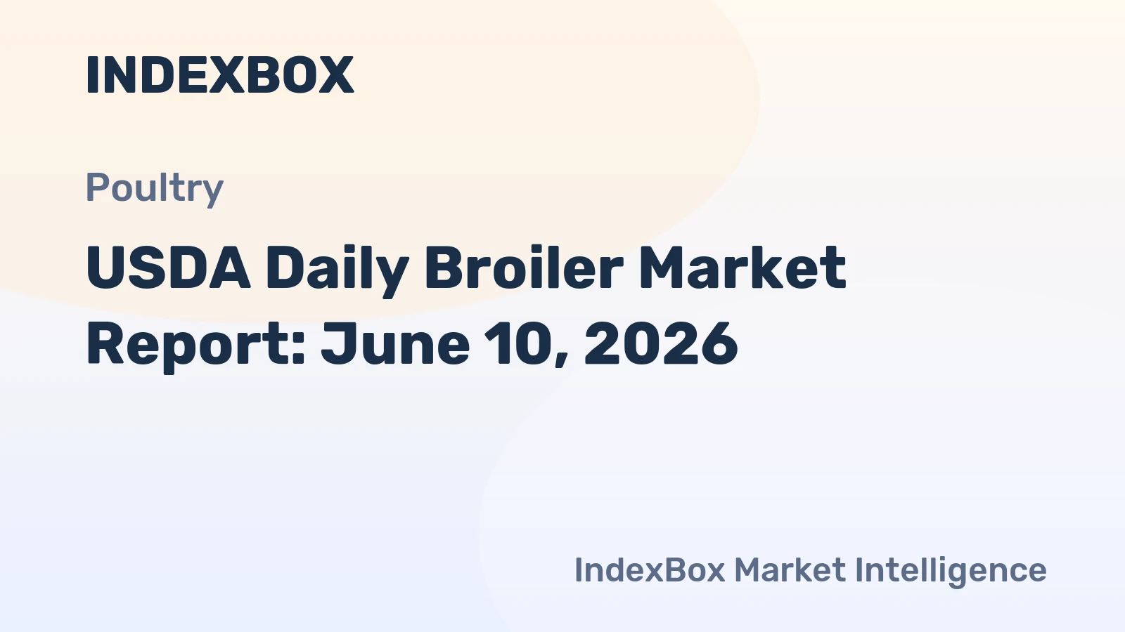 USDA Daily Broiler Market Report: June 10, 2026