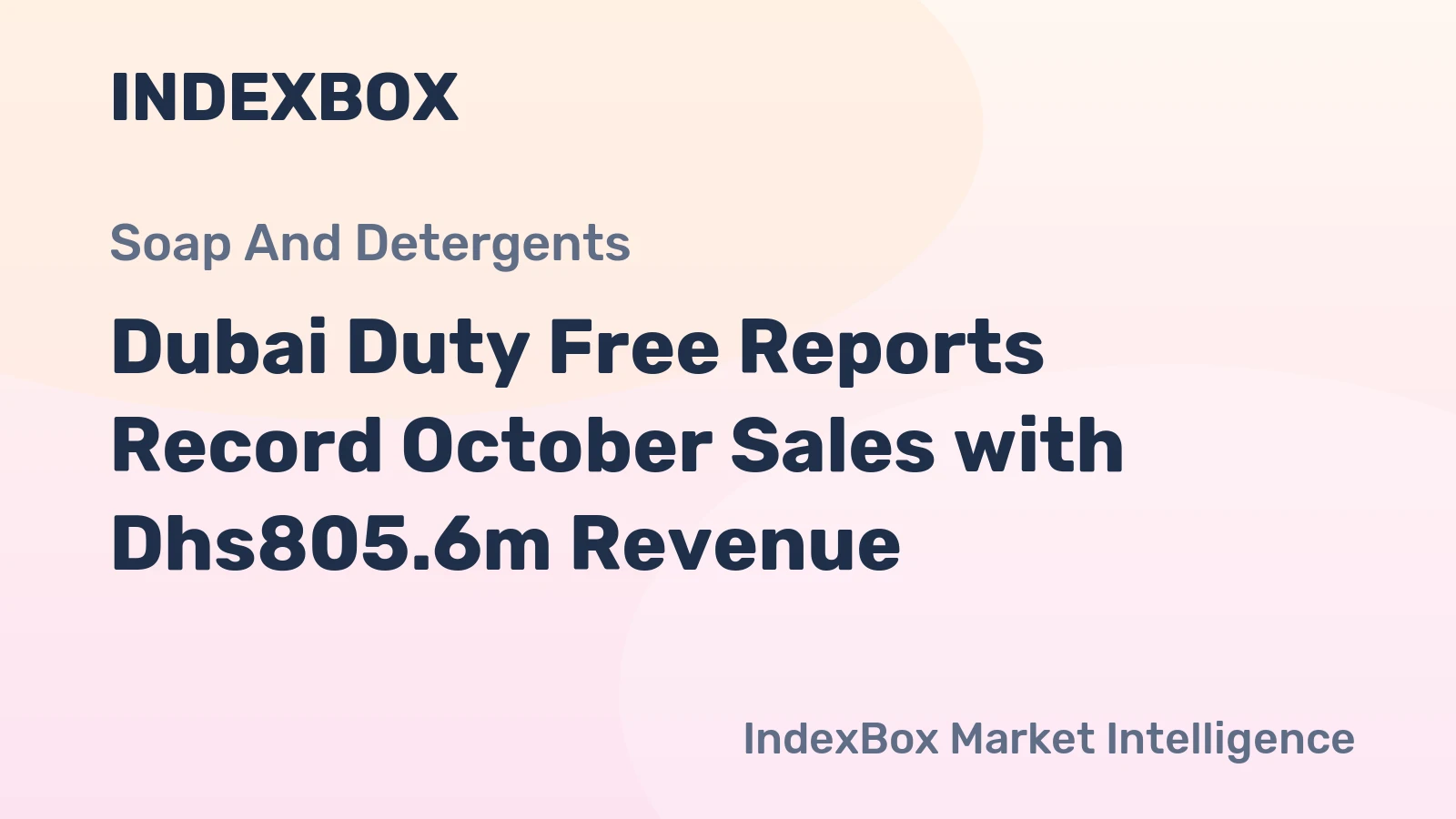Dubai Duty Free Reports Record October Sales with Dhs805.6m Revenue