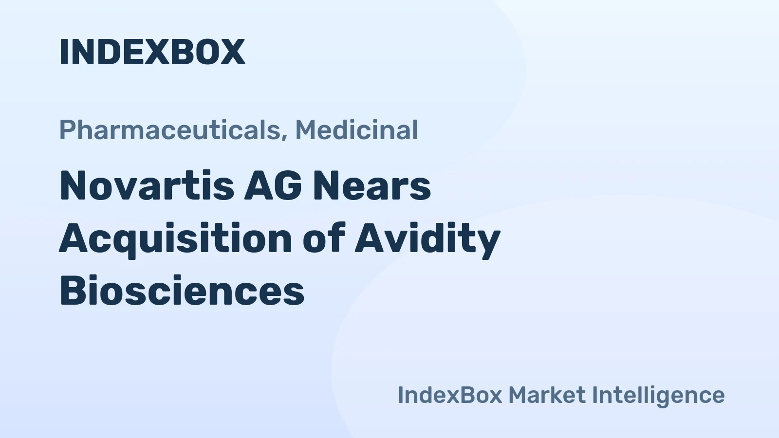 Novartis AG Nears Acquisition of Avidity Biosciences