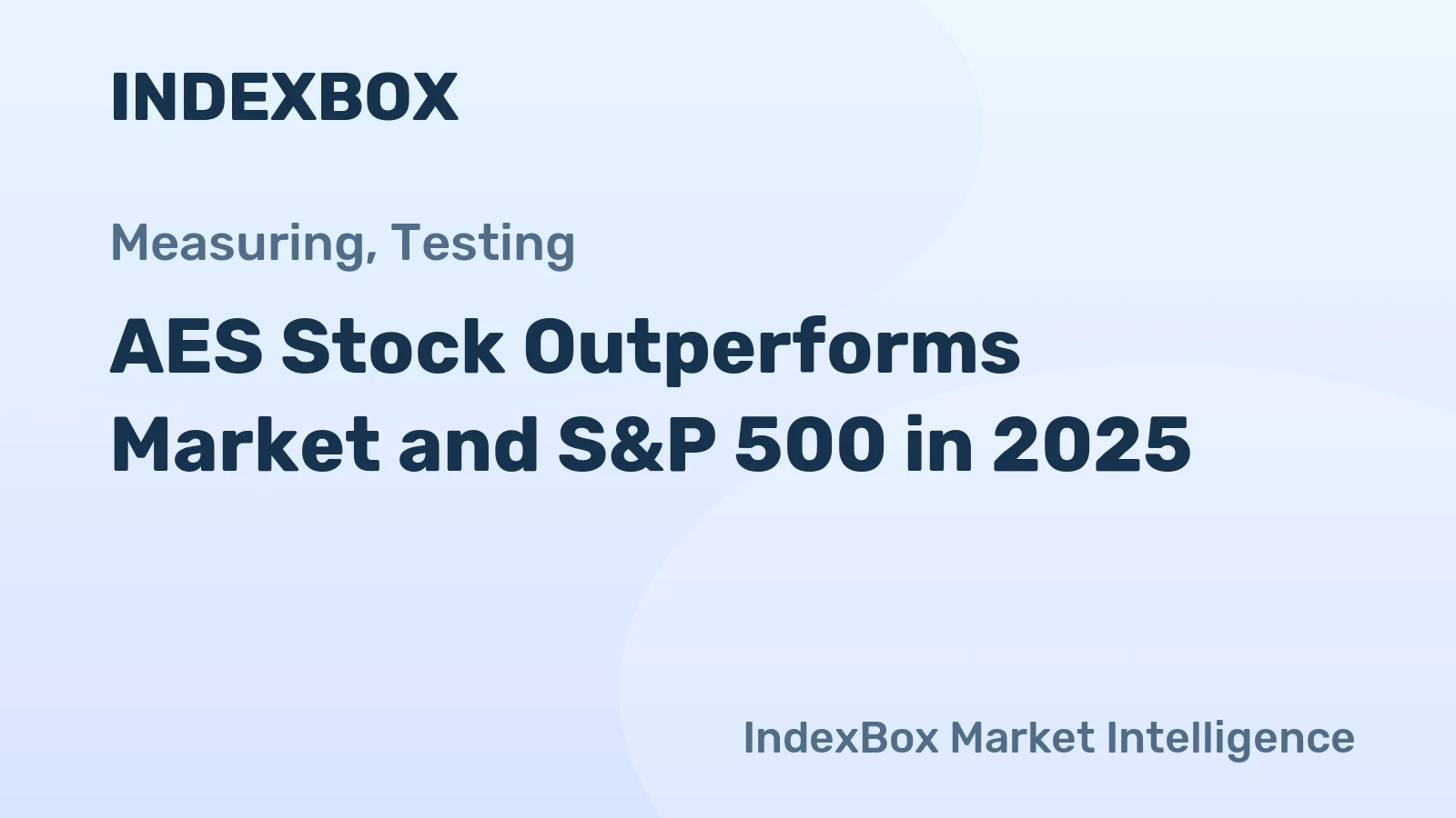 AES Stock Outperforms Market and S&P 500 in 2025