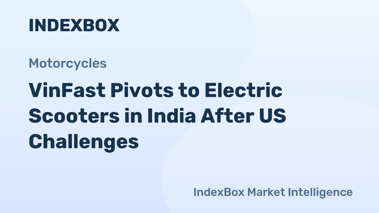 VinFast Pivots to Electric Scooters in India After US Challenges