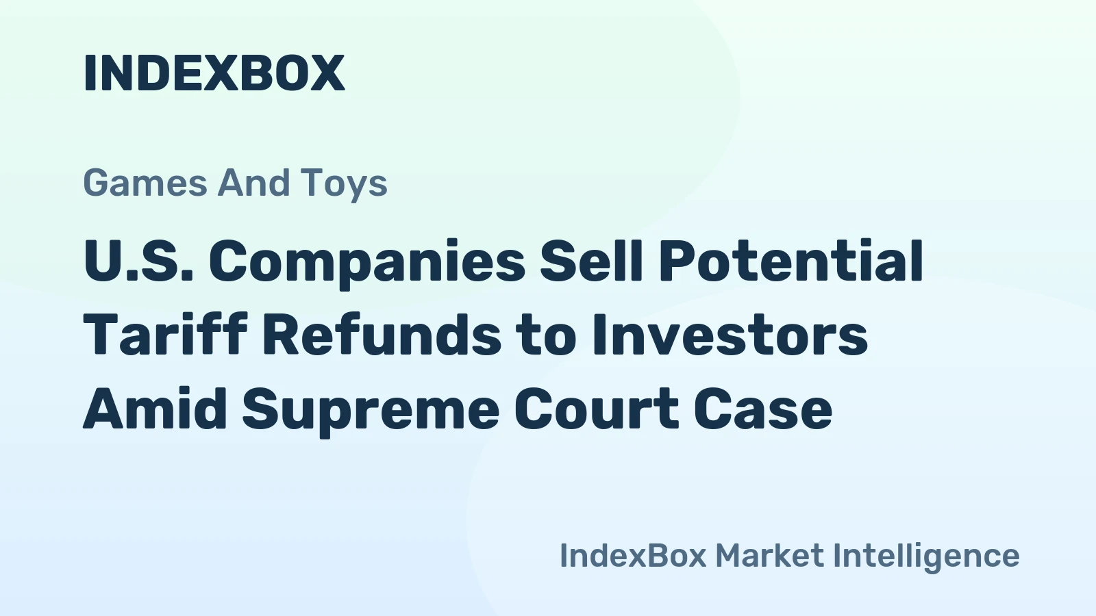 U.S. Companies Sell Potential Tariff Refunds to Investors Amid Supreme Court Case