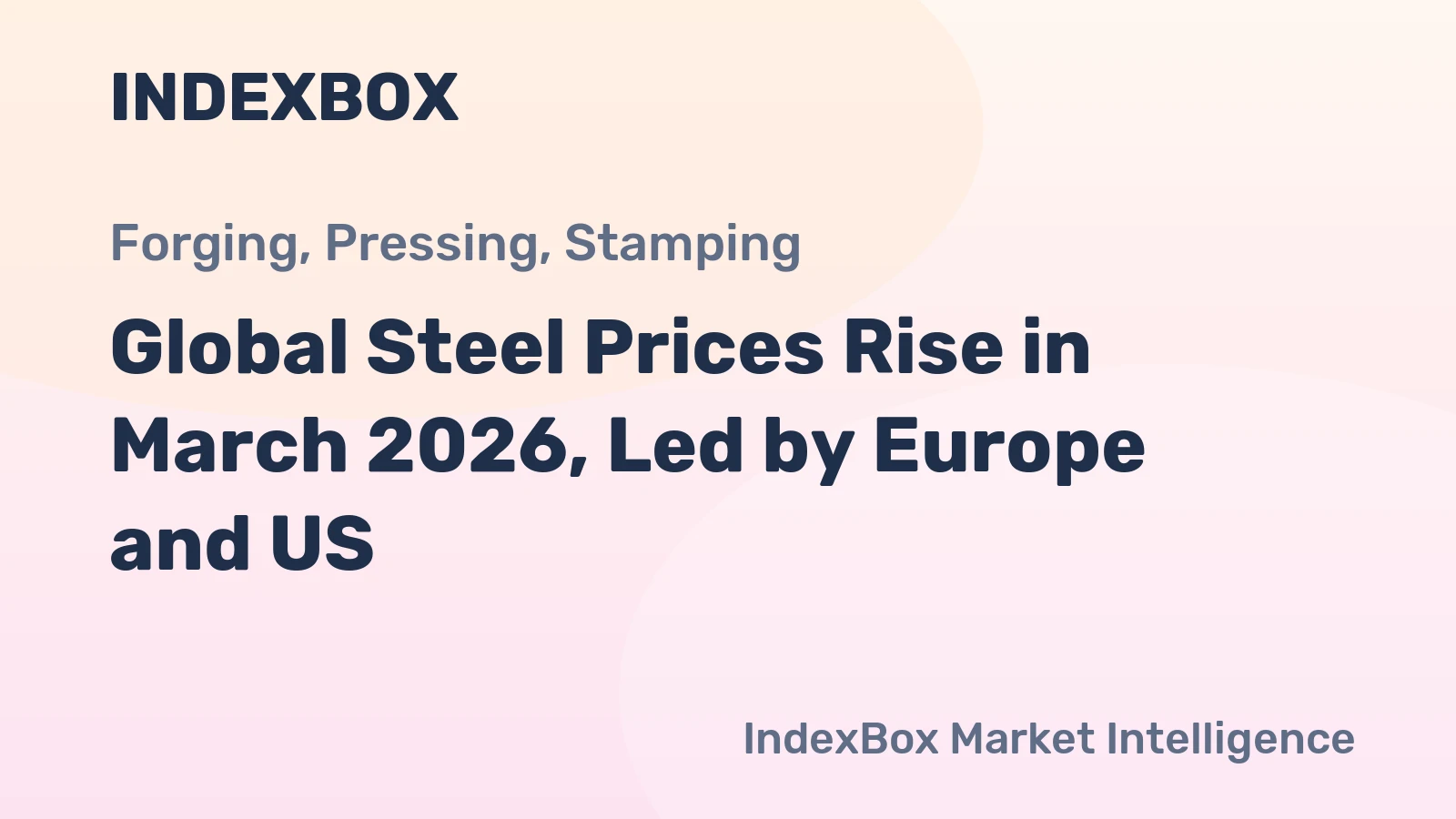 Global Steel Prices Rise in March 2026, Led by Europe and US