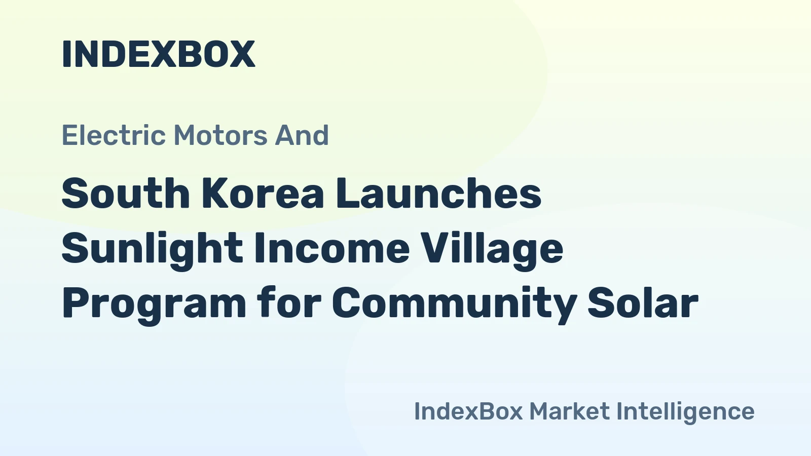 South Korea Launches Sunlight Income Village Program for Community Solar