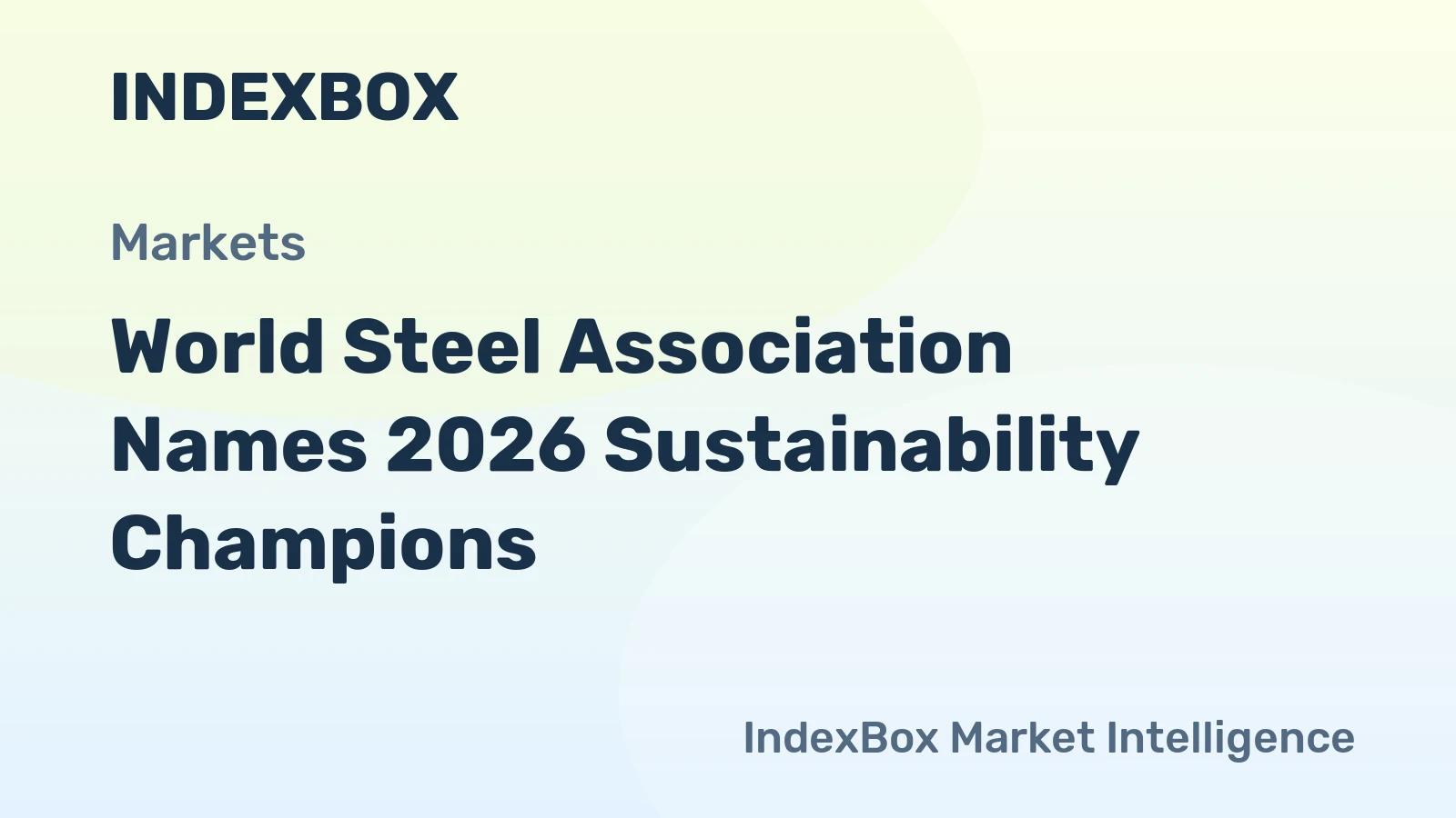 World Steel Association Names 2026 Sustainability Champions