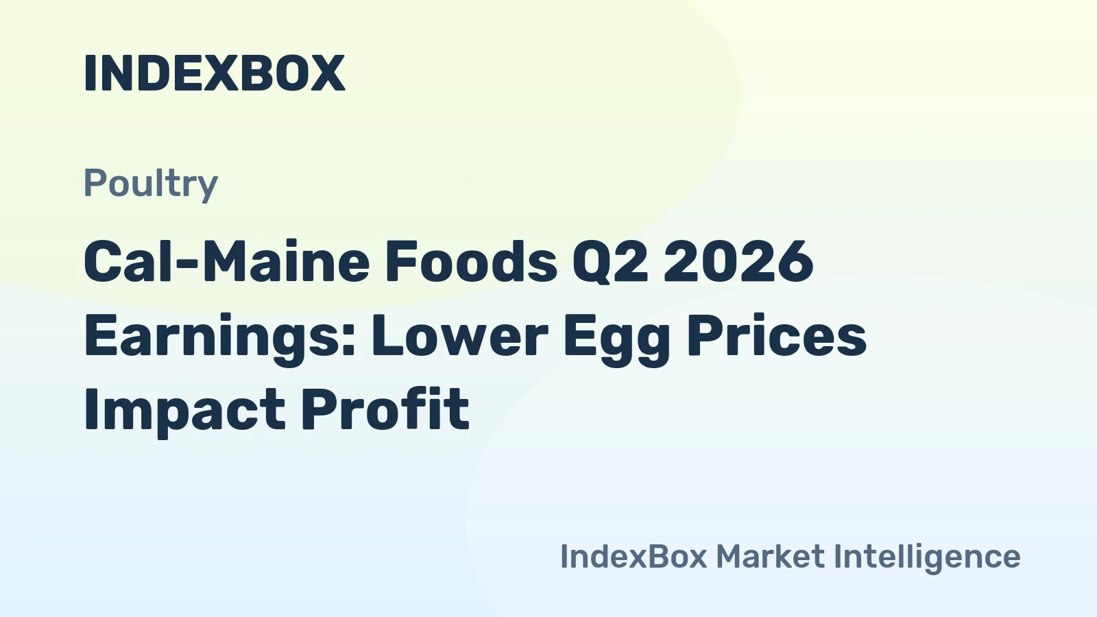 Cal-Maine Foods Q2 2026 Earnings: Lower Egg Prices Impact Profit