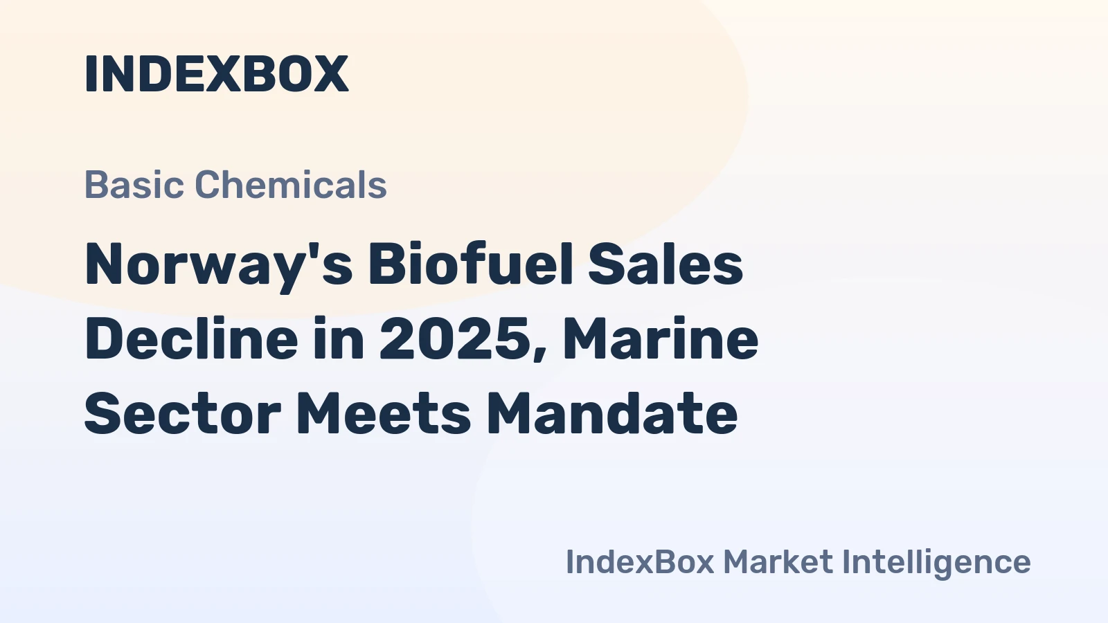 Norway's Biofuel Sales Decline in 2025, Marine Sector Meets Mandate