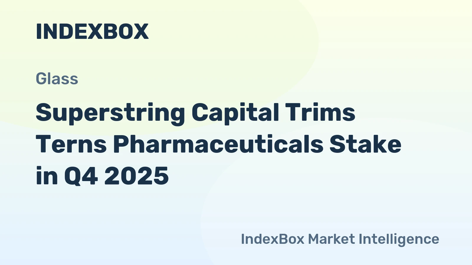 Superstring Capital Trims Terns Pharmaceuticals Stake in Q4 2025