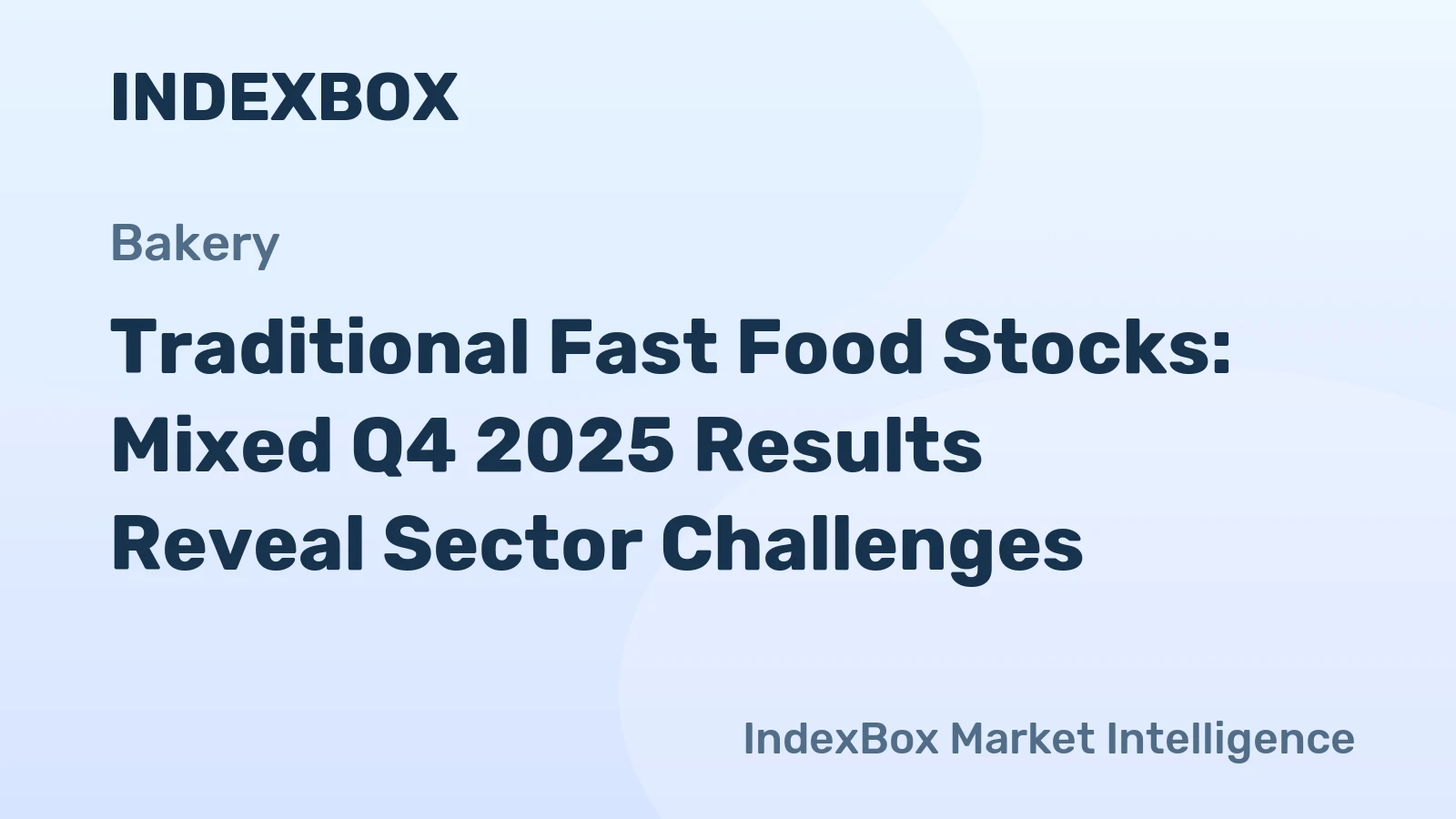 Traditional Fast Food Stocks: Mixed Q4 2025 Results Reveal Sector Challenges