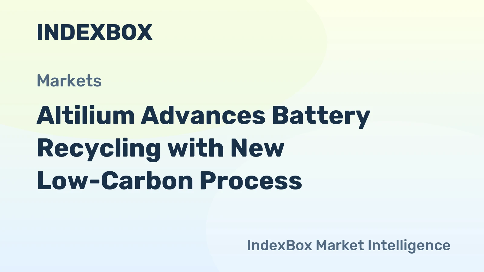 Altilium Advances Battery Recycling with New Low-Carbon Process