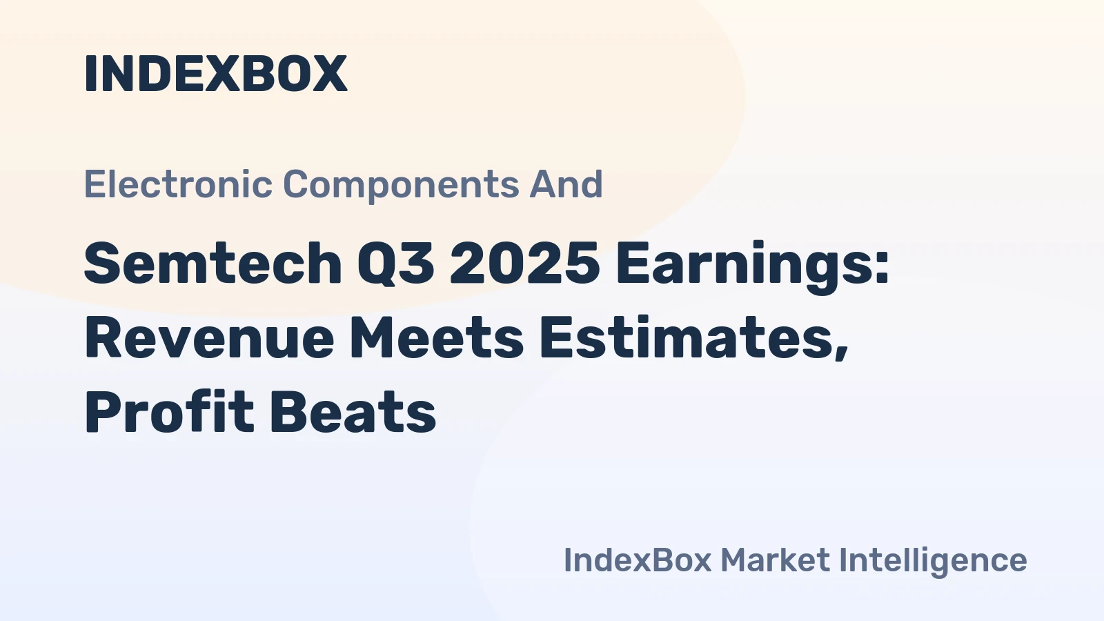 Semtech Q3 2025 Earnings: Revenue Meets Estimates, Profit Beats