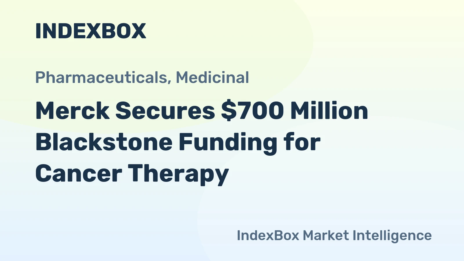 Merck Secures $700 Million Blackstone Funding for Cancer Therapy