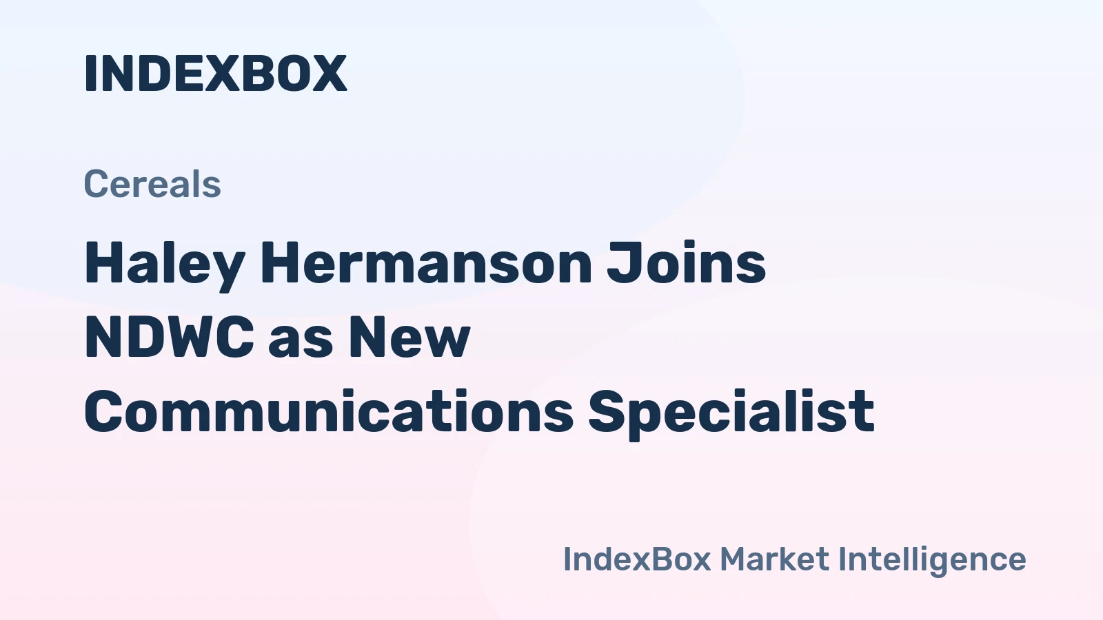 Haley Hermanson Joins NDWC as New Communications Specialist