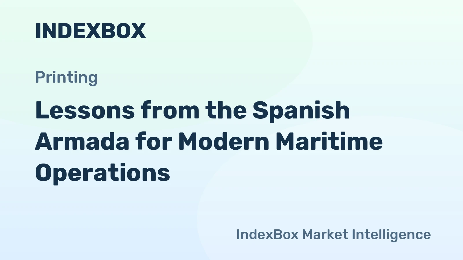 Lessons from the Spanish Armada for Modern Maritime Operations