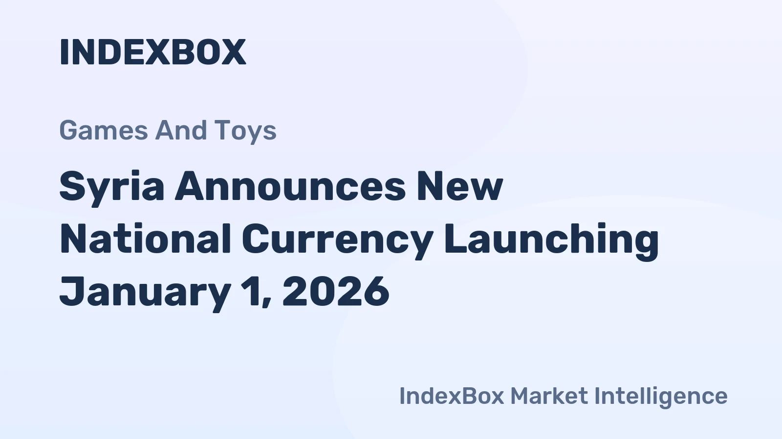 Syria Announces New National Currency Launching January 1, 2026