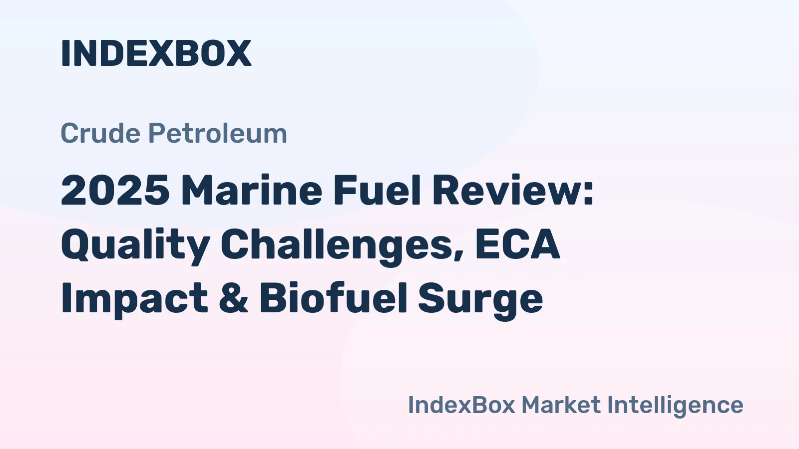 2025 Marine Fuel Review: Quality Challenges, ECA Impact & Biofuel Surge