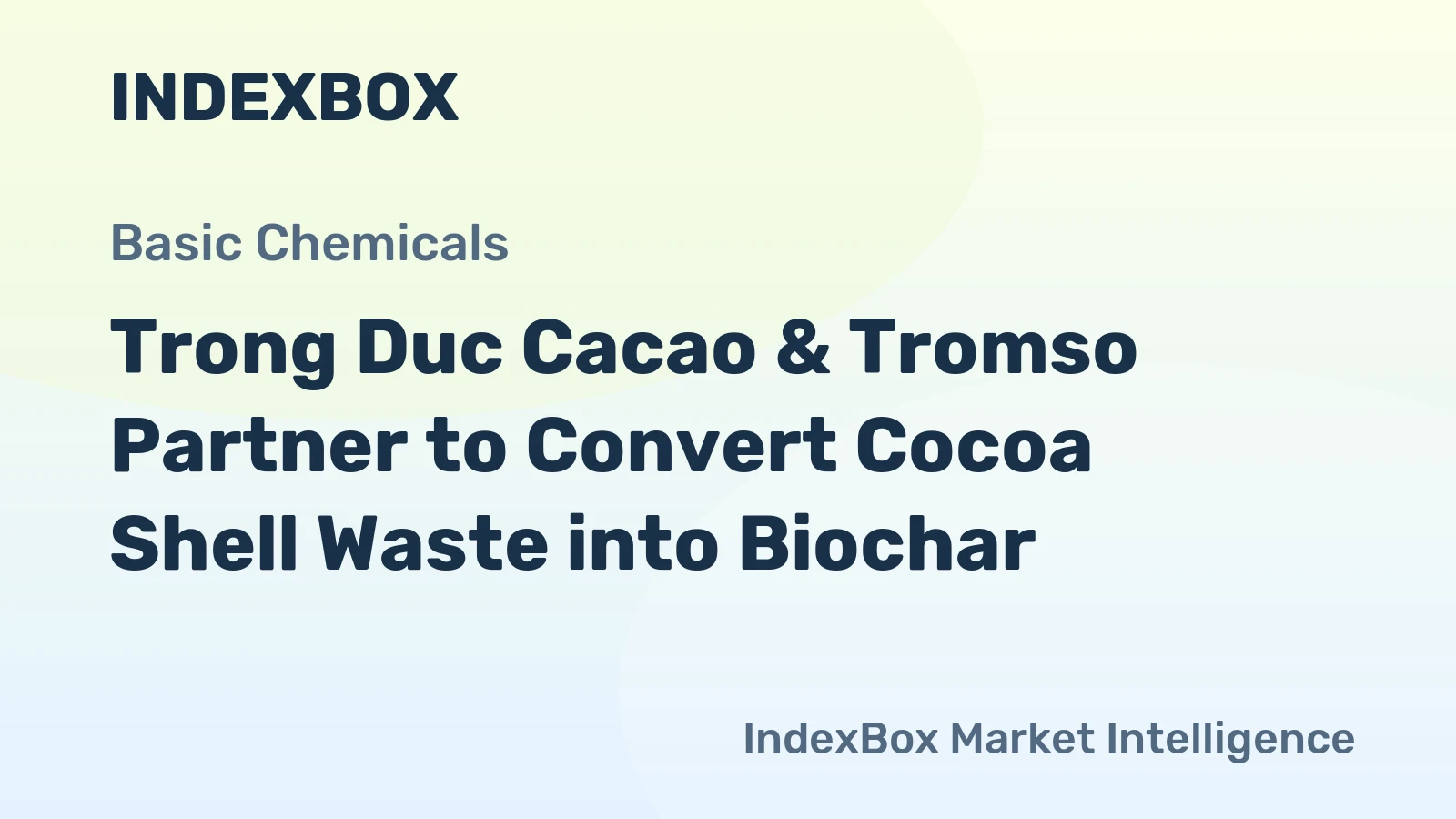 Trong Duc Cacao & Tromso Partner to Convert Cocoa Shell Waste into Biochar
