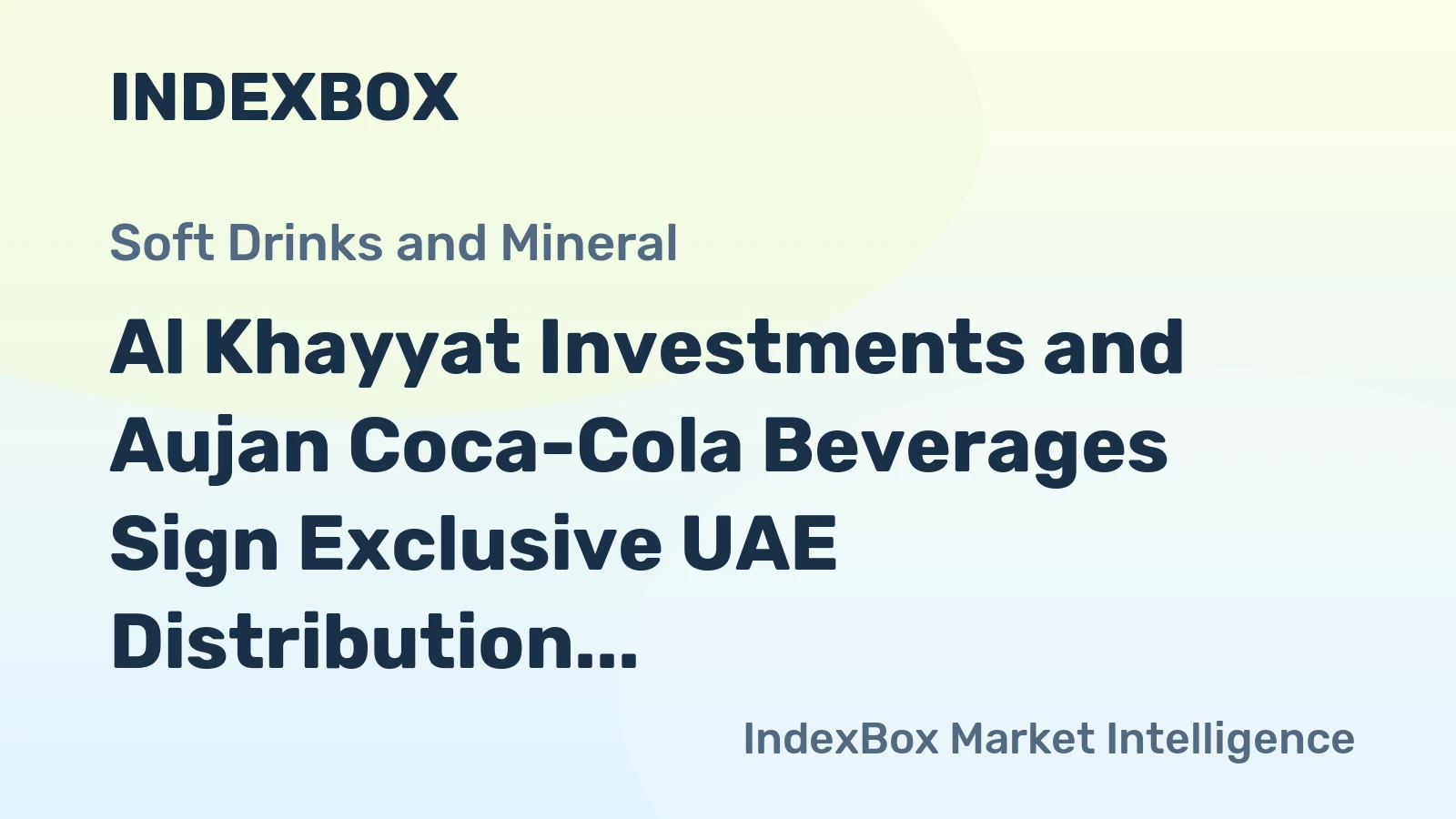 Al Khayyat Investments and Aujan Coca-Cola Beverages Sign Exclusive UAE Distribution Deal