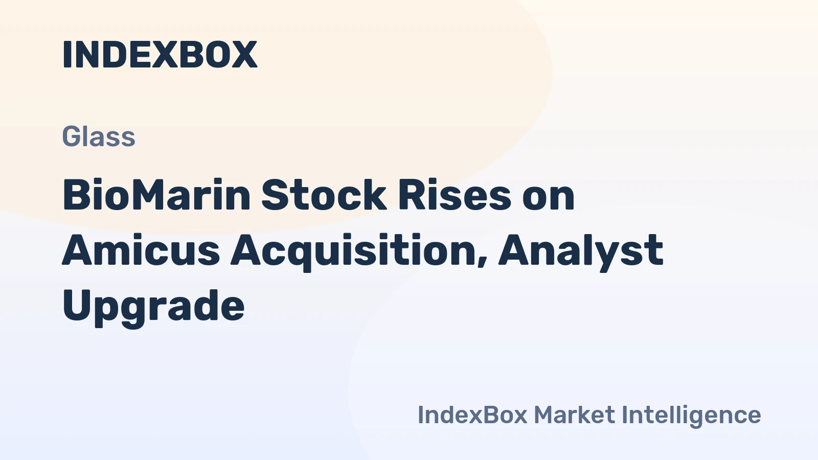 BioMarin Stock Rises on Amicus Acquisition, Analyst Upgrade