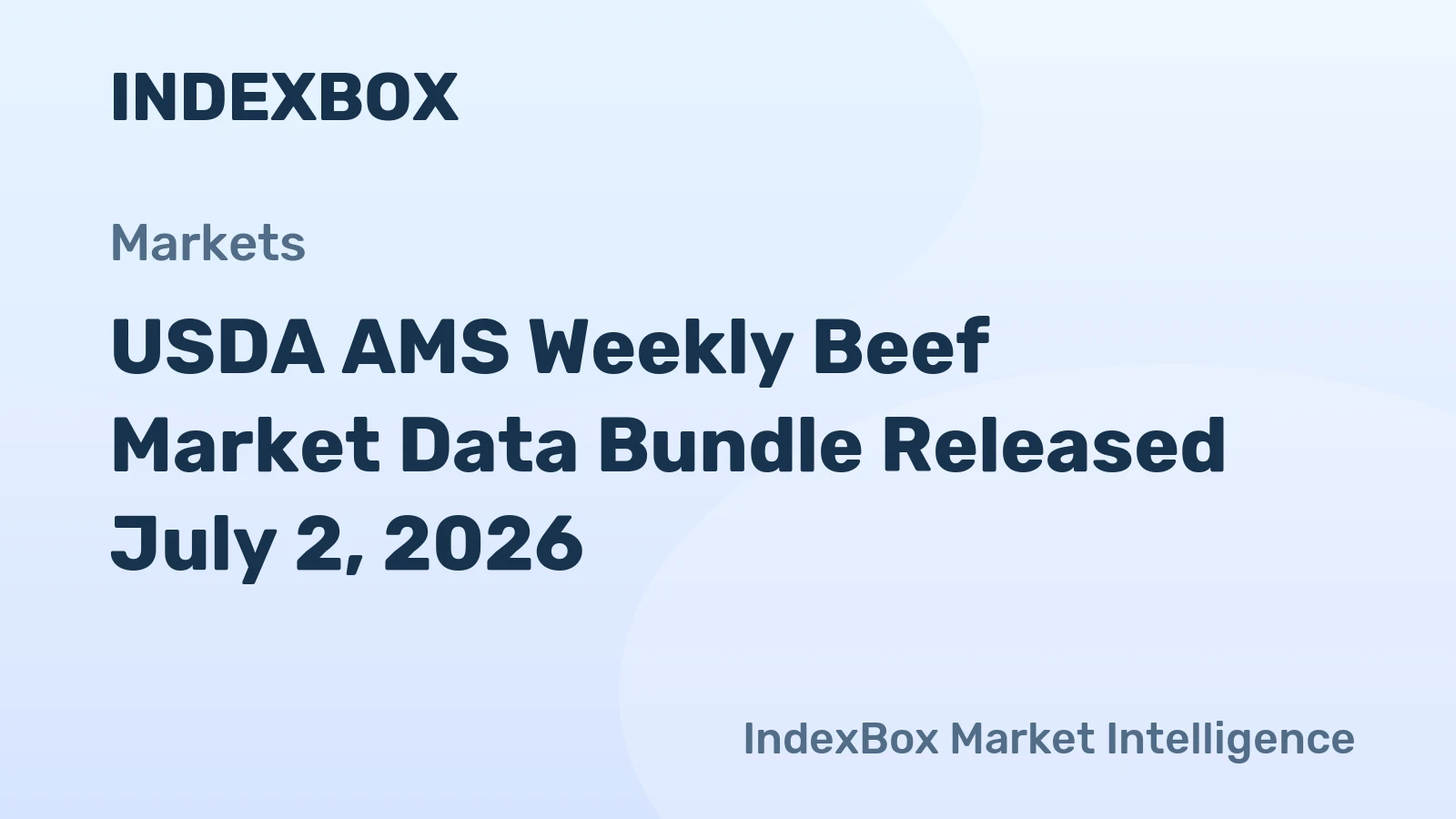 USDA AMS Weekly Beef Market Data Bundle Released July 2, 2026